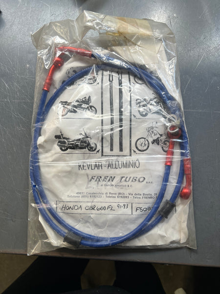 Honda - Brake Line Kevlar Kit 2 line size 30" and 29" long fit CBR 600 ...