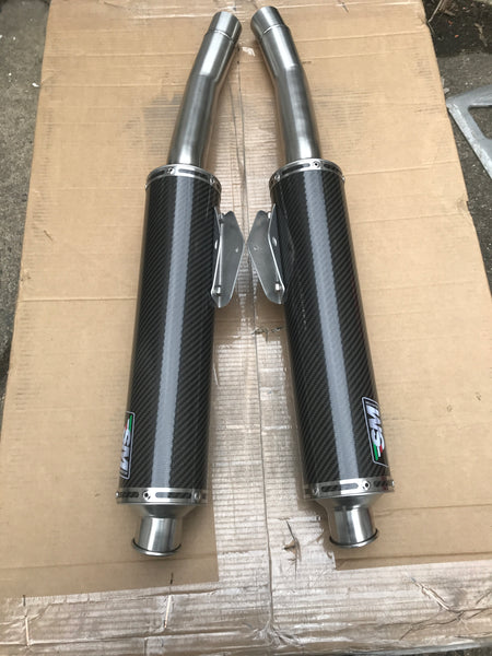 Ducati - Slip ons for 888 SPO 50 mm Carbon High code F33565C – Fast by ...